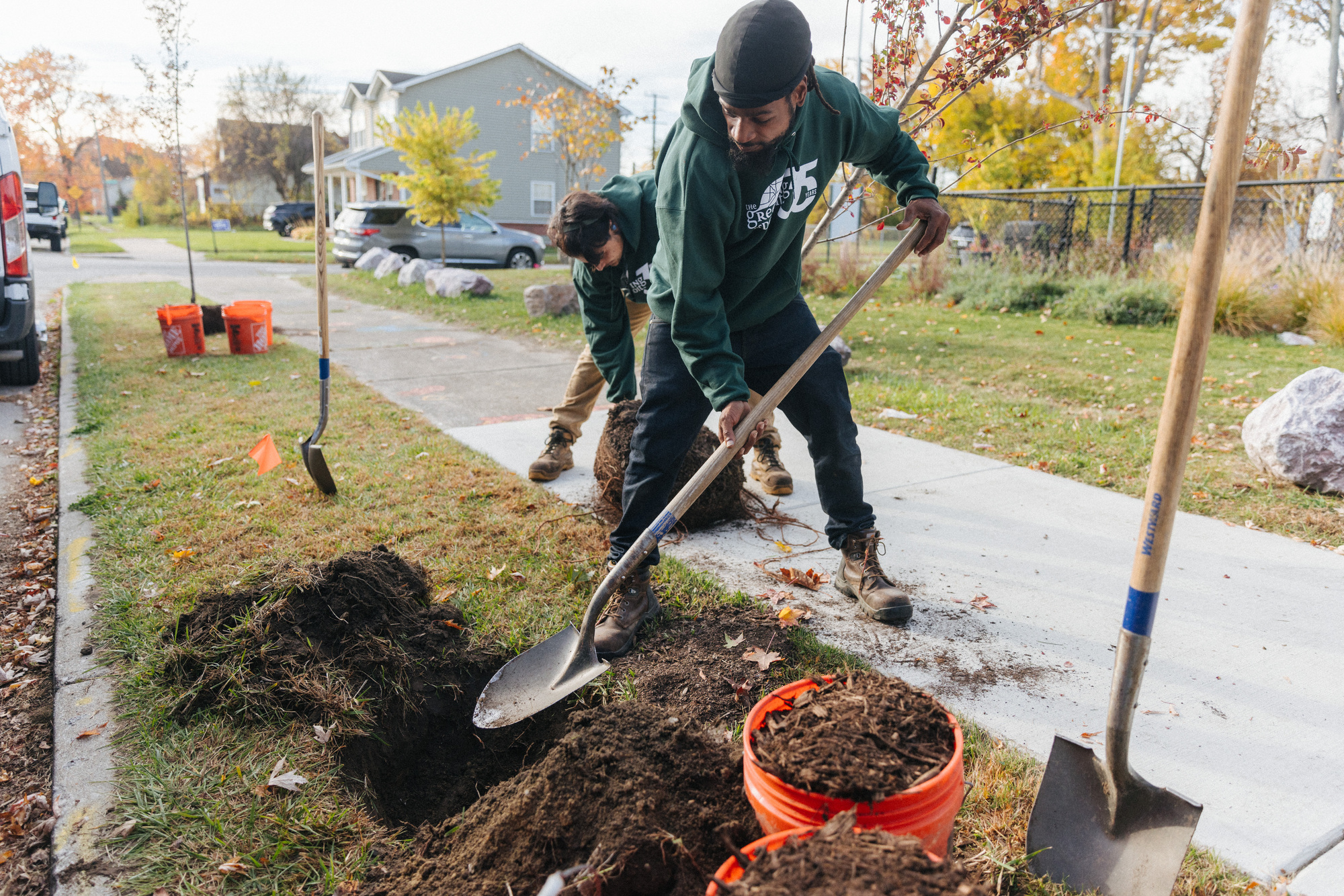 Detroit Tree Equity Partnership marks 25,000 trees in the ground | City of Detroit